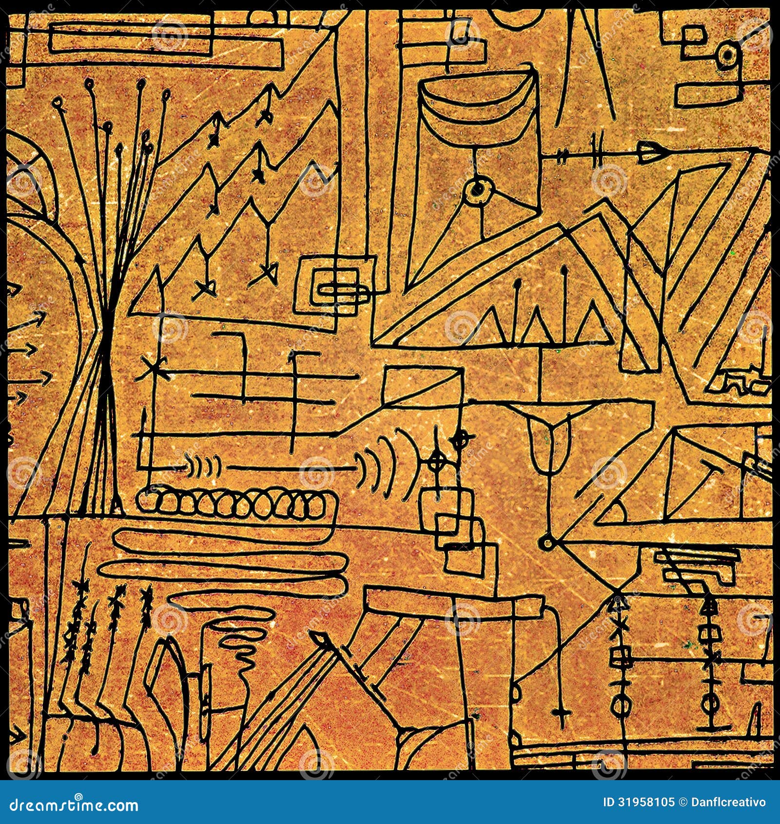 Constructive Art stock illustration. Illustration of ancient - 31958105