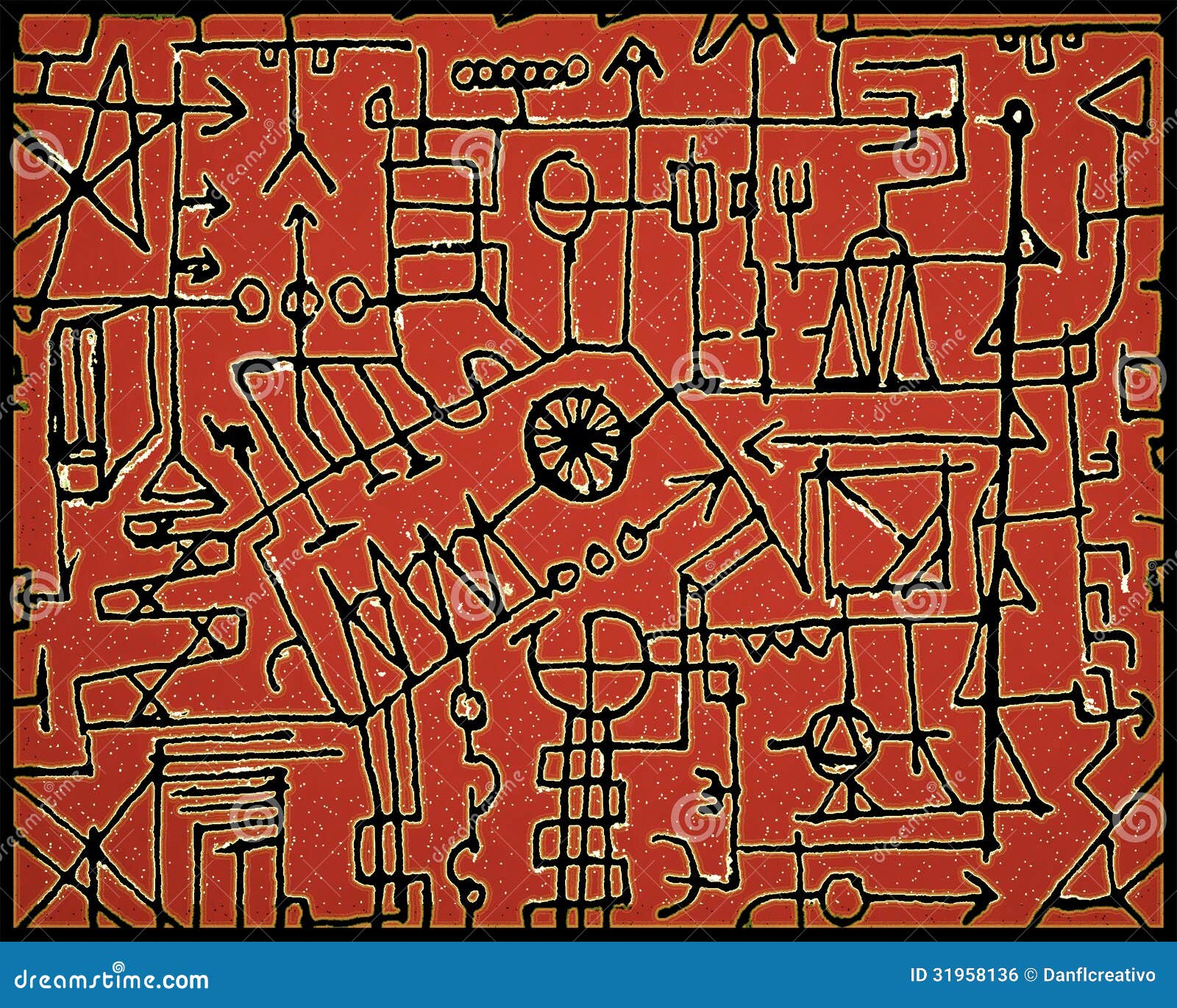 Constructive Art stock illustration. Illustration of rough - 31958136