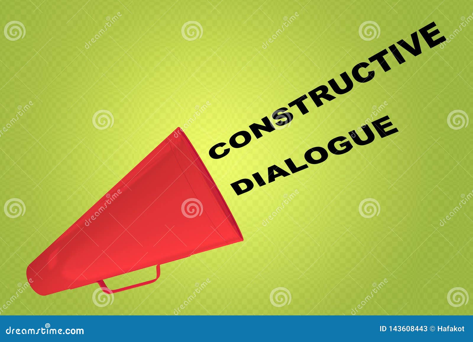 CONSTRUCTIVE DIALOGUE Concept Stock Illustration - Illustration of ...