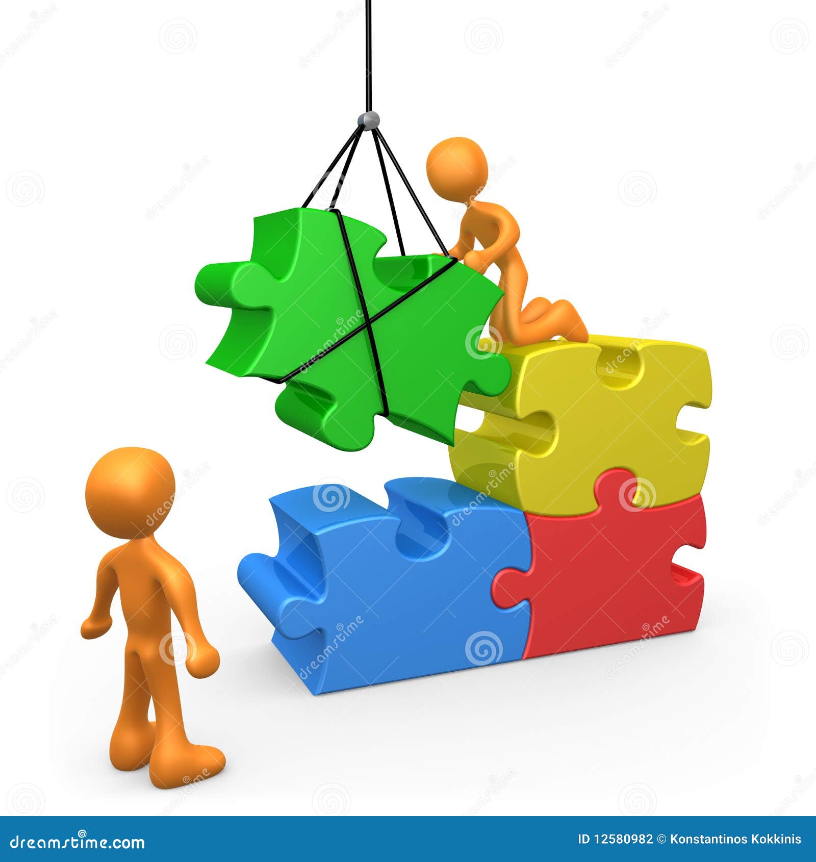 Constructive Team stock illustration. Illustration of concept - 12580982