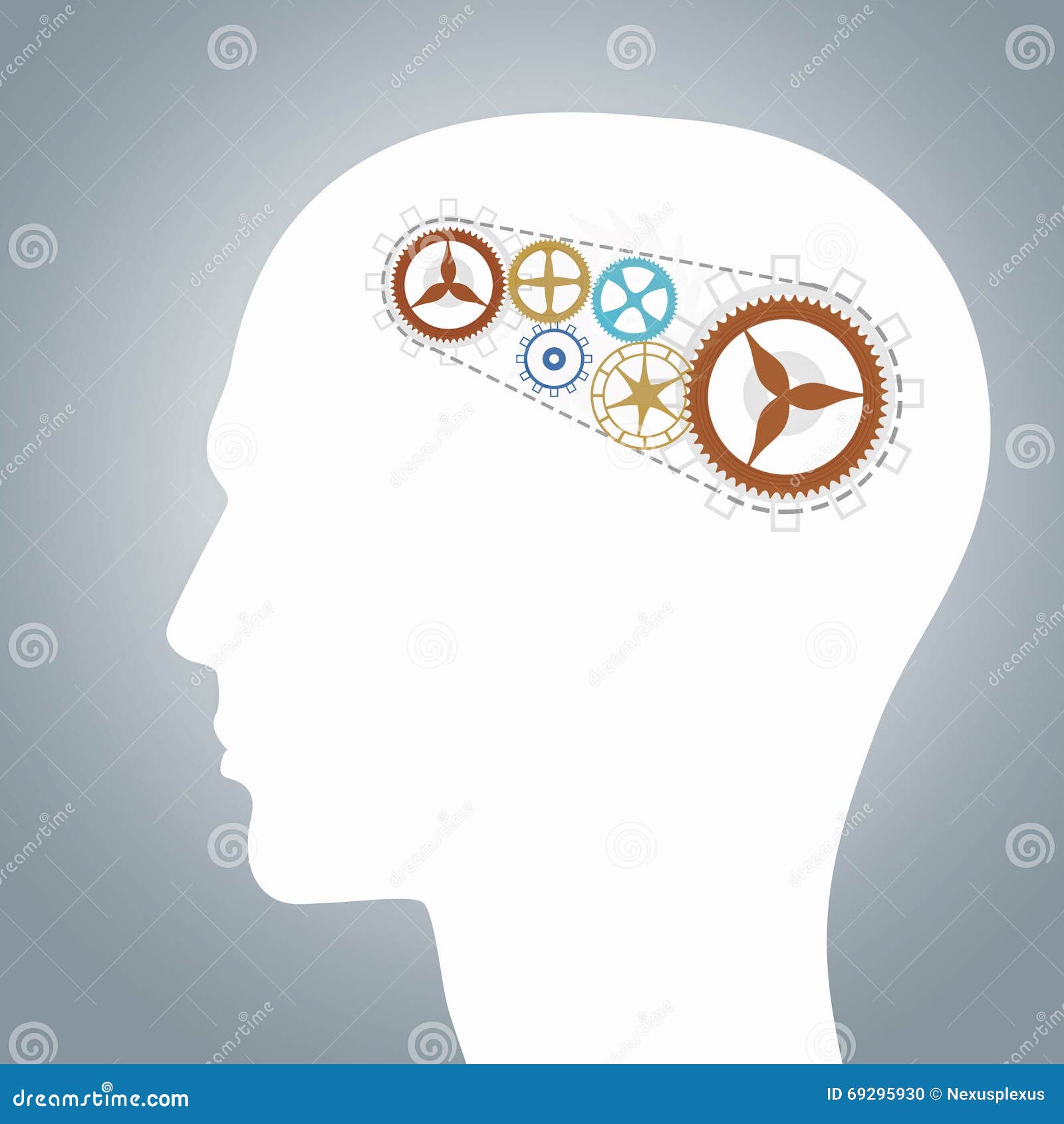 Constructive Thinking As Concept Stock Illustration - Illustration of ...