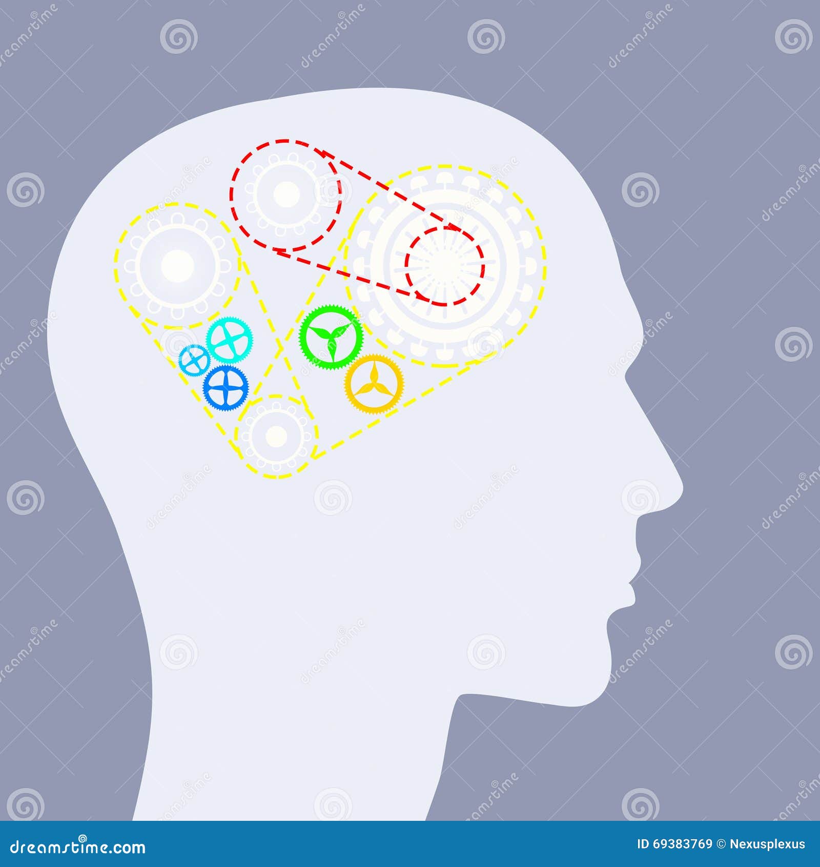 Constructive Thinking As Concept Stock Illustration - Illustration of ...