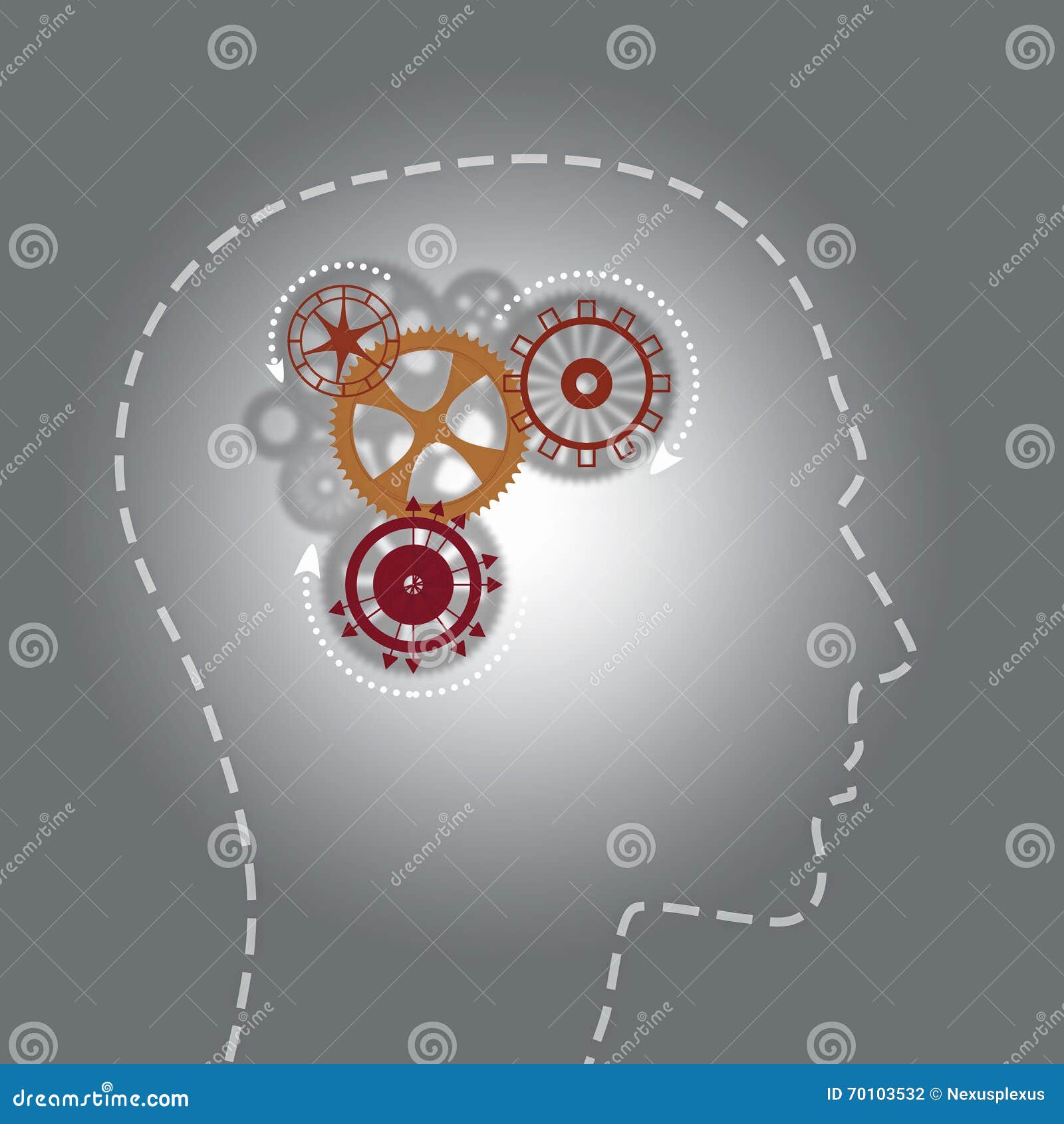 Constructive Thinking As Concept Stock Illustration - Illustration of ...