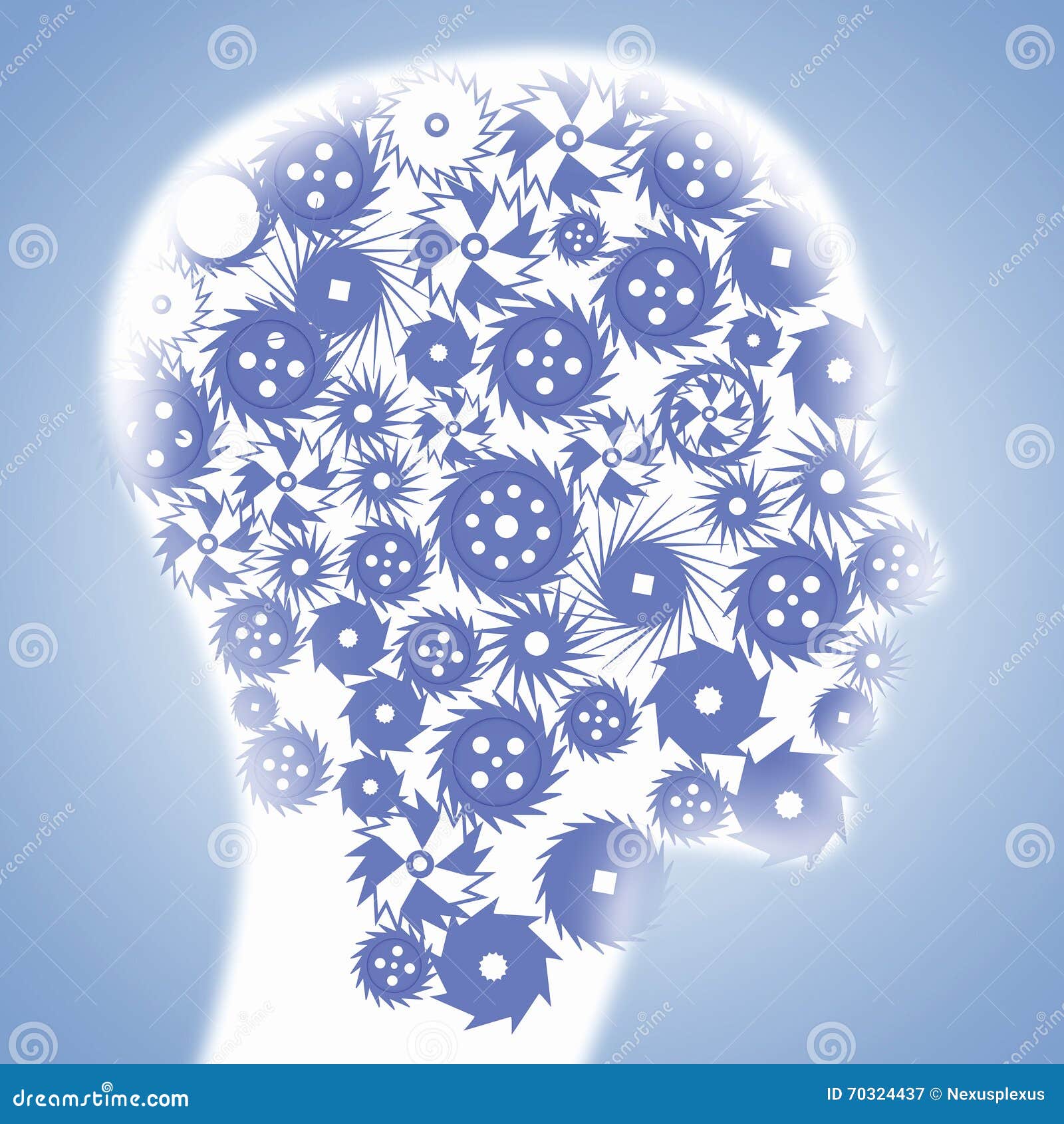 Constructive Thinking As Concept Stock Illustration - Illustration of ...
