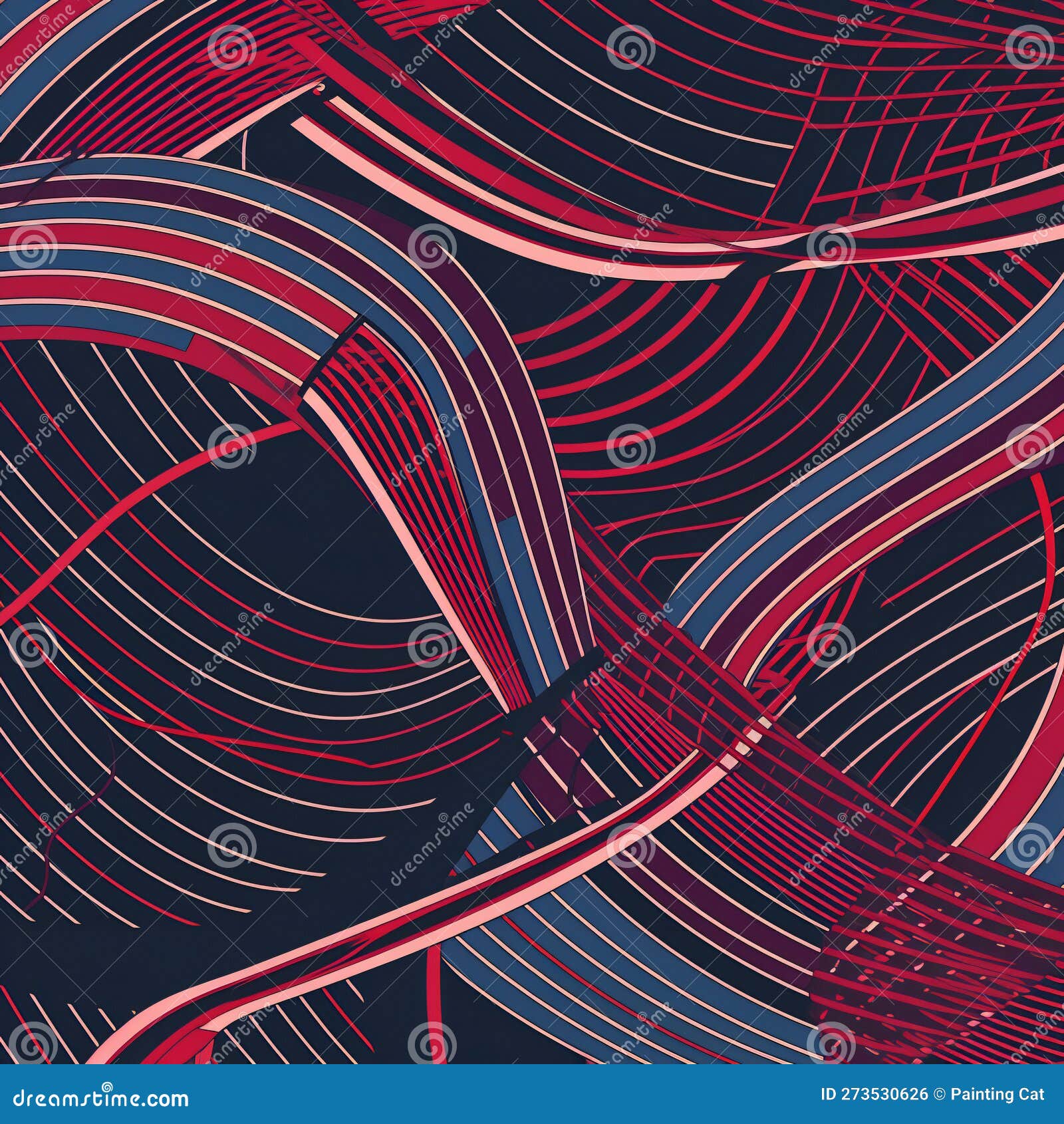 Constructivism Art Wavy Lines Background, Abstract, Backgrounds Stock ...