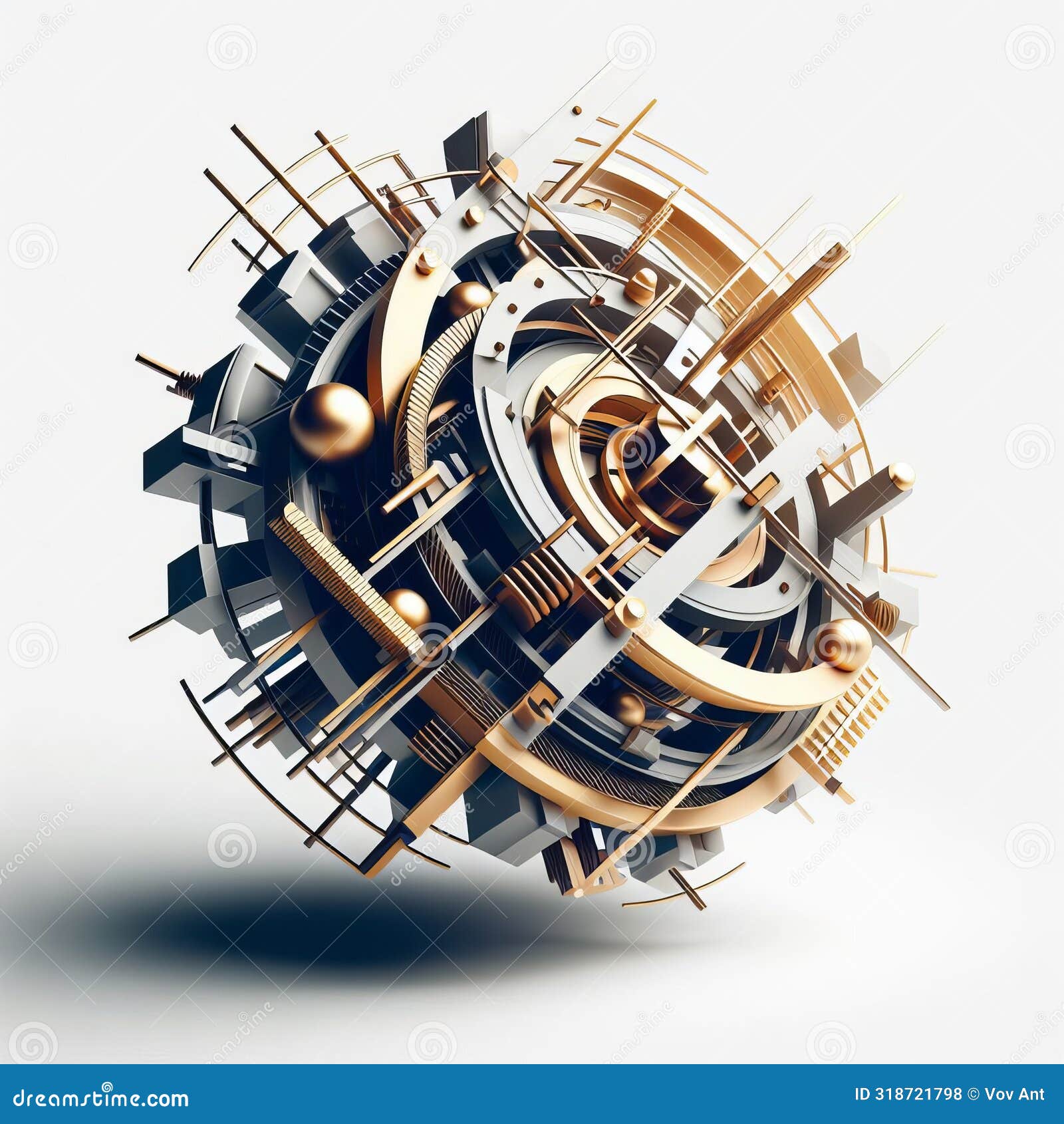 Constructivist Abstraction an Abstract Art Movement that Empasi Stock ...