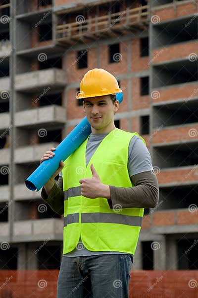 Constructon worker stock photo. Image of work, bulder - 4405658