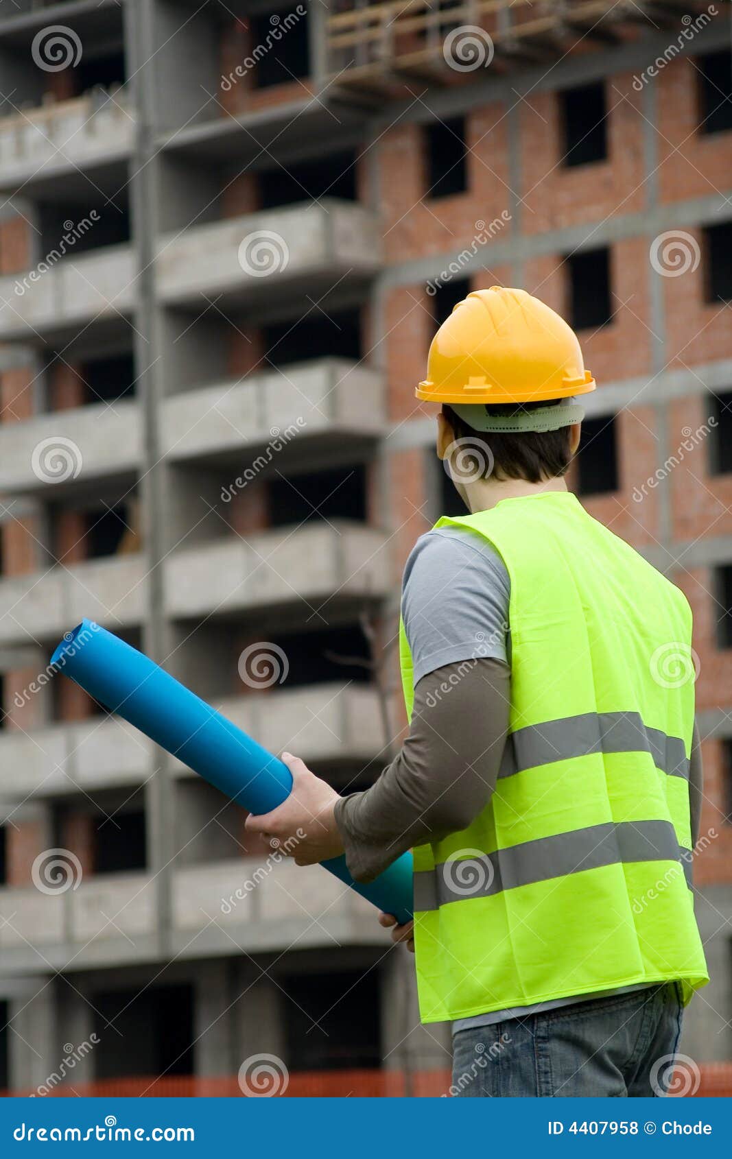 Constructon worker stock photo. Image of construct, planning - 4407958