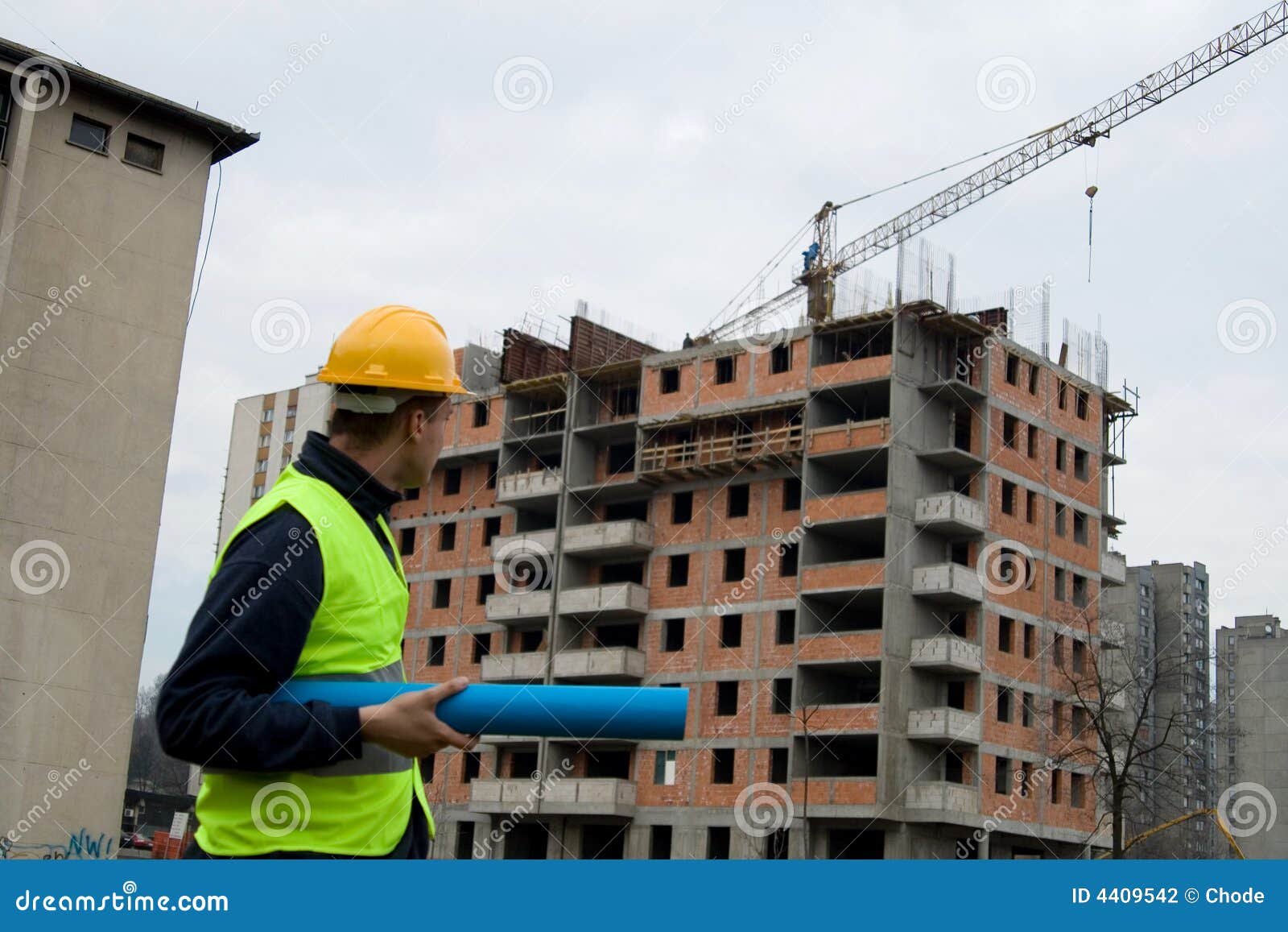 Constructon worker stock photo. Image of design, bulder - 4409542