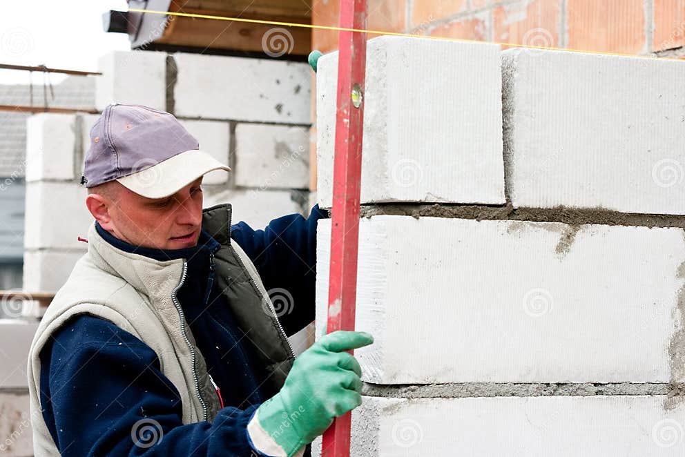 Constructor foto de archivo. Imagen de construcciones - 14075298