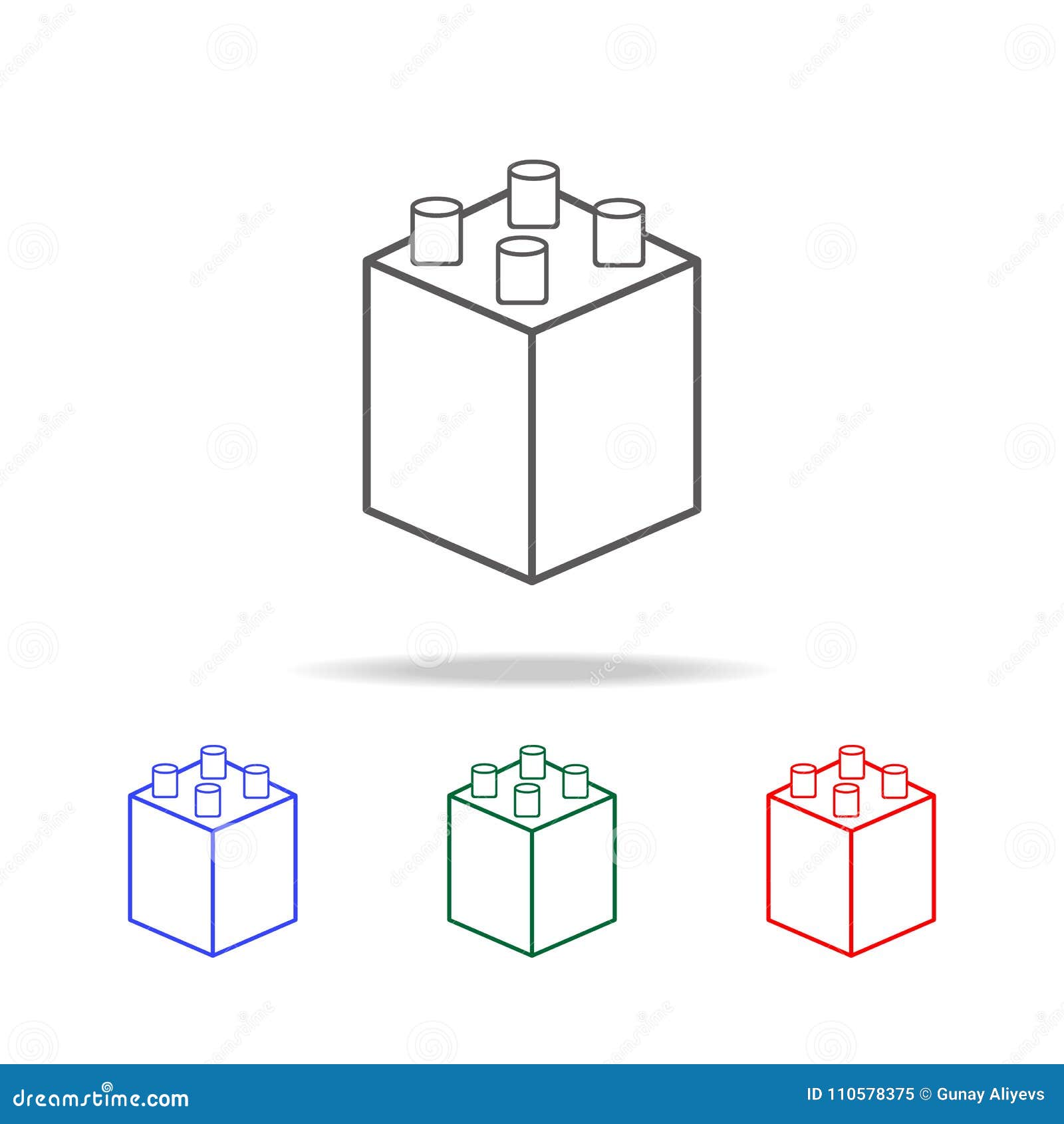 D Block Icons Web Stock Illustrations – 3 D Block Icons Web Stock ...