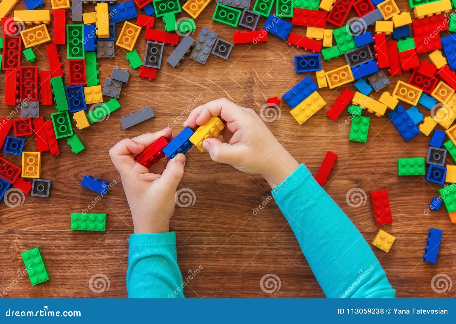 Constructor Children`s Toy. Stock Photo - Image of blue, view: 113059238