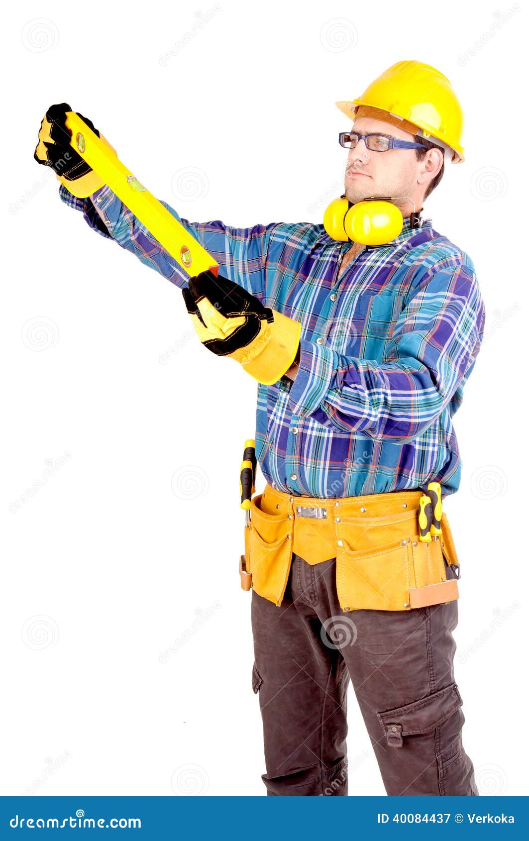 Constructor stock image. Image of install, factory, isolated - 40084437