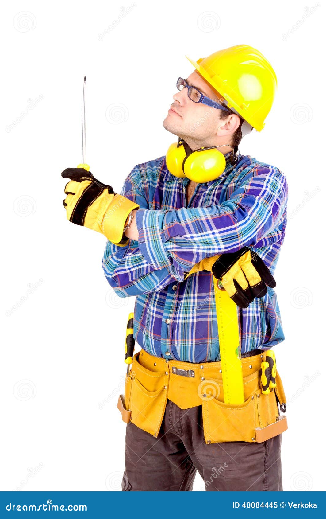 Constructor stock image. Image of person, contractor - 40084445