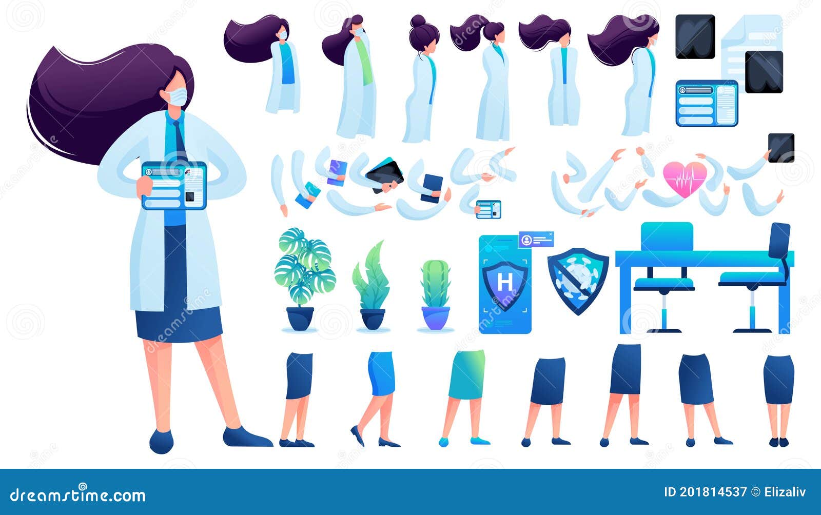 Constructor for Creating a Doctor Women. Create Your Own Character with ...