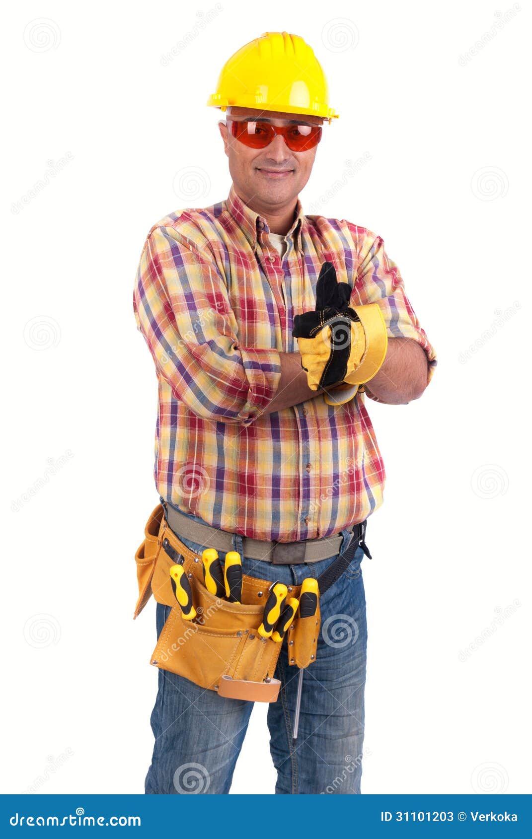 Constructor stock image. Image of helmet, factory, occupation - 31101203