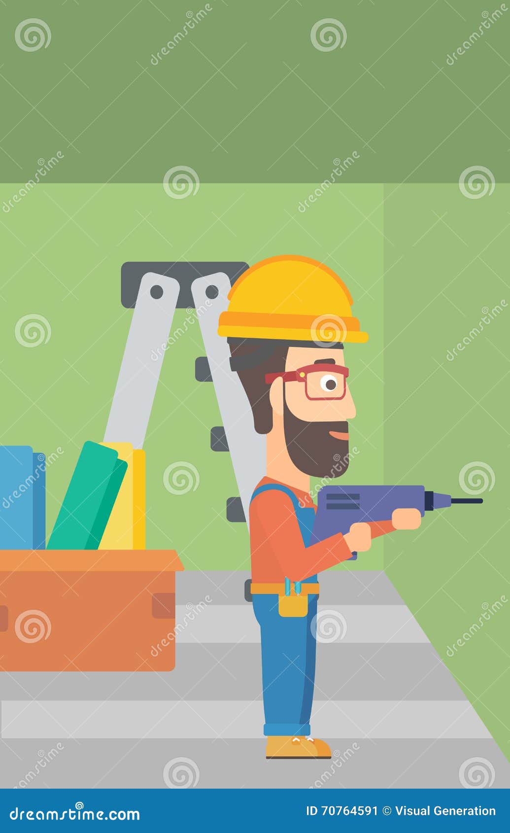 Constructor with Perforator. Stock Vector - Illustration of joiner ...