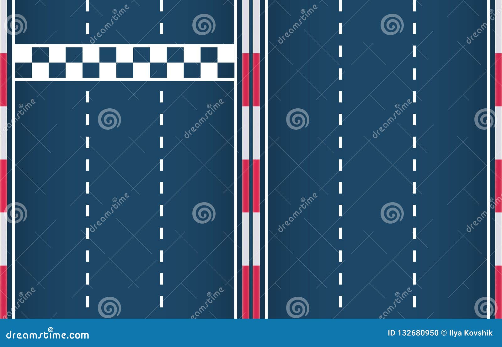 Race Track Start Finish Line Stock Illustrations – 864 Race Track Start ...