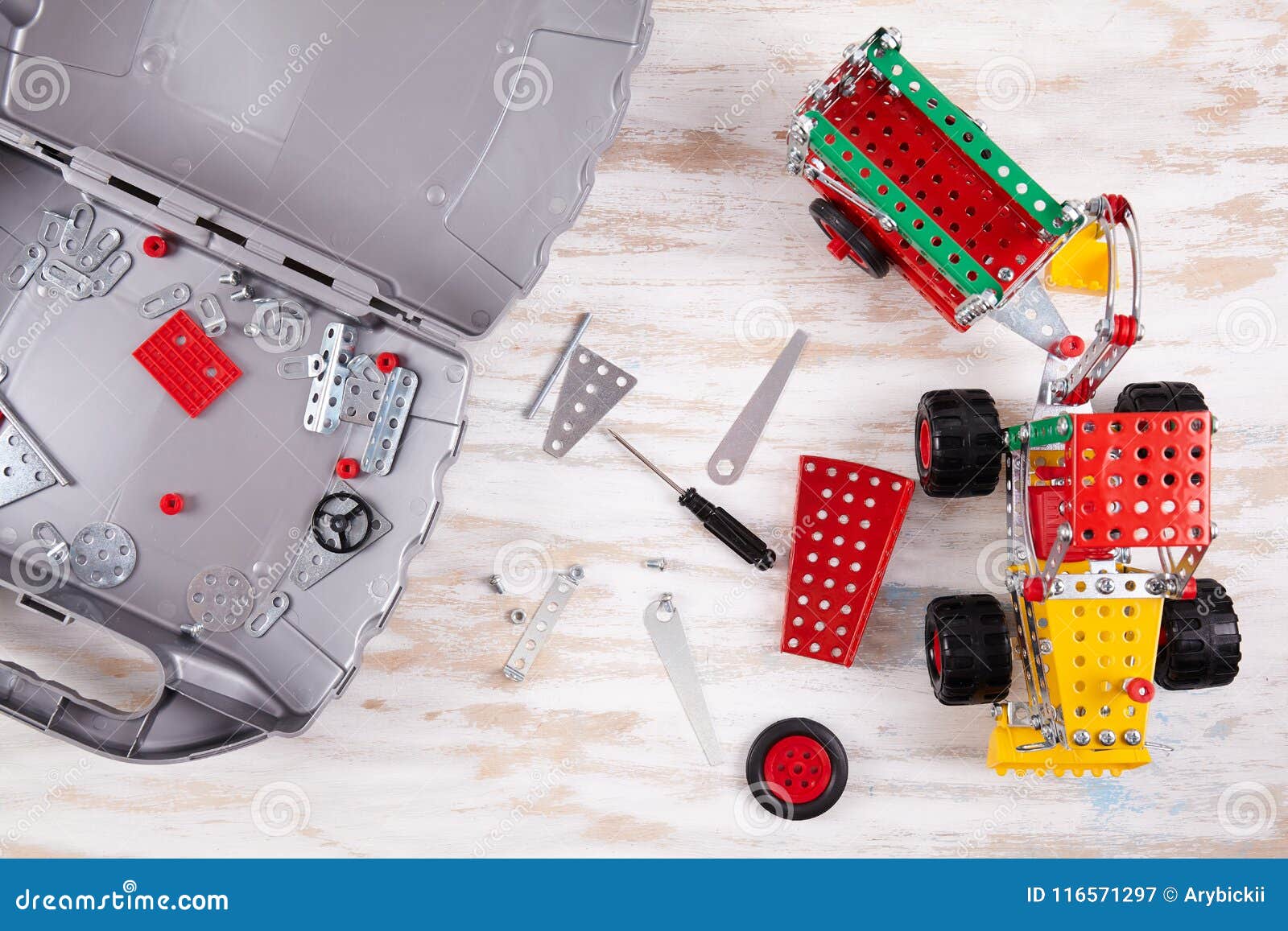 Constructor toy metal stock image. Image of closeup - 116571297