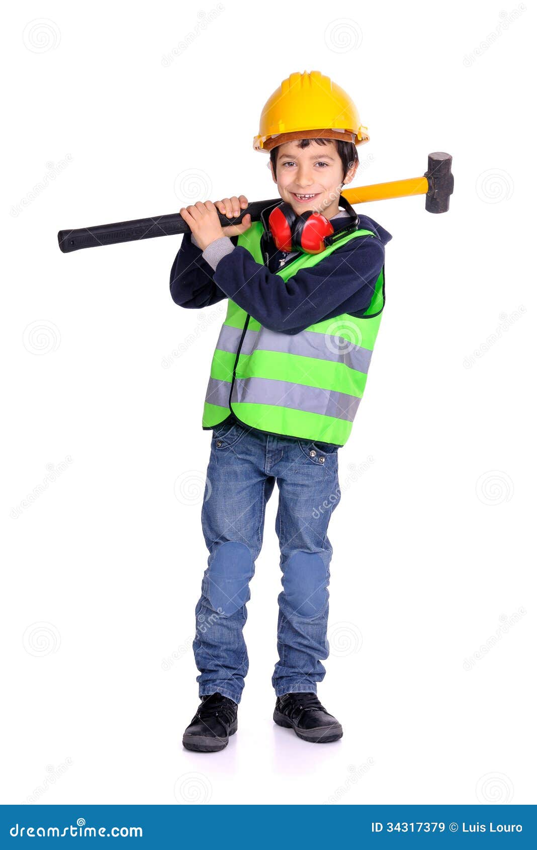 Constructor stock image. Image of protective, people - 34317379