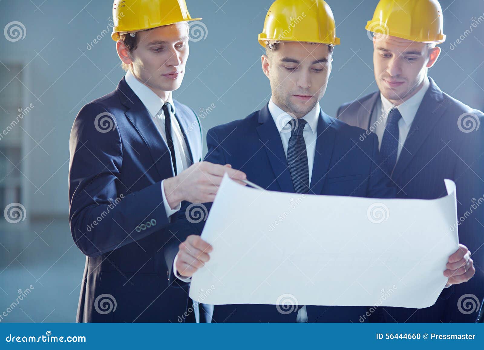 Constructors stock photo. Image of engineering, discussing - 56444660