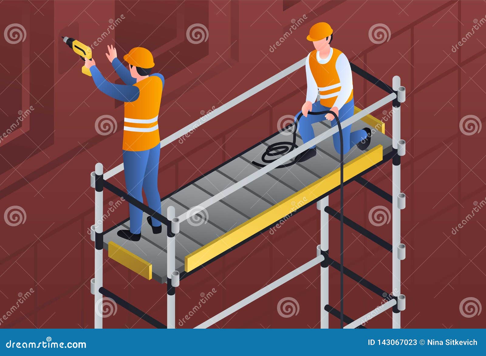 Constructors Cartoons, Illustrations & Vector Stock Images - 1294 ...