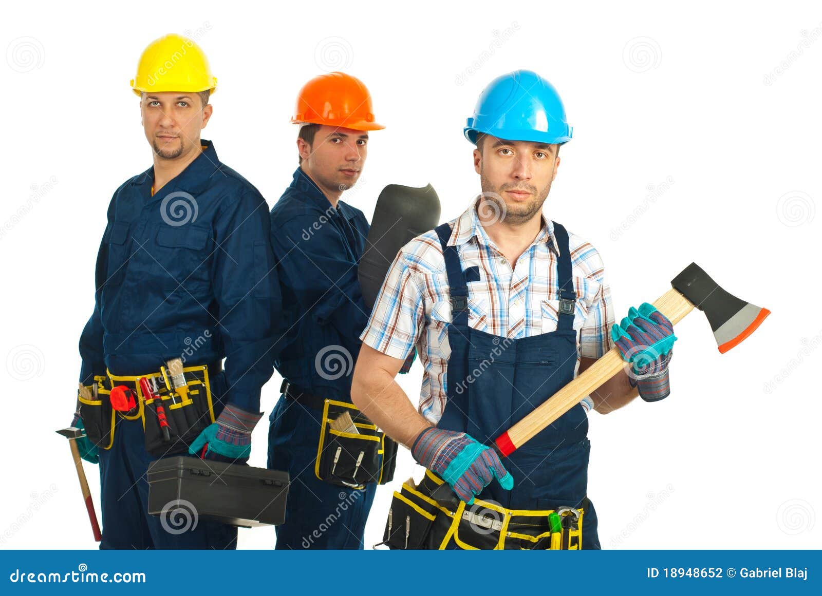 Constructors Workers Team Stock Photography - Image: 18948652