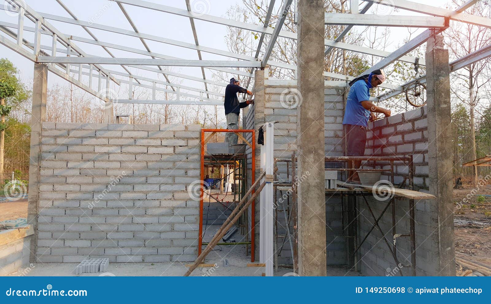 Constructure editorial stock photo. Image of buildhome - 149250698