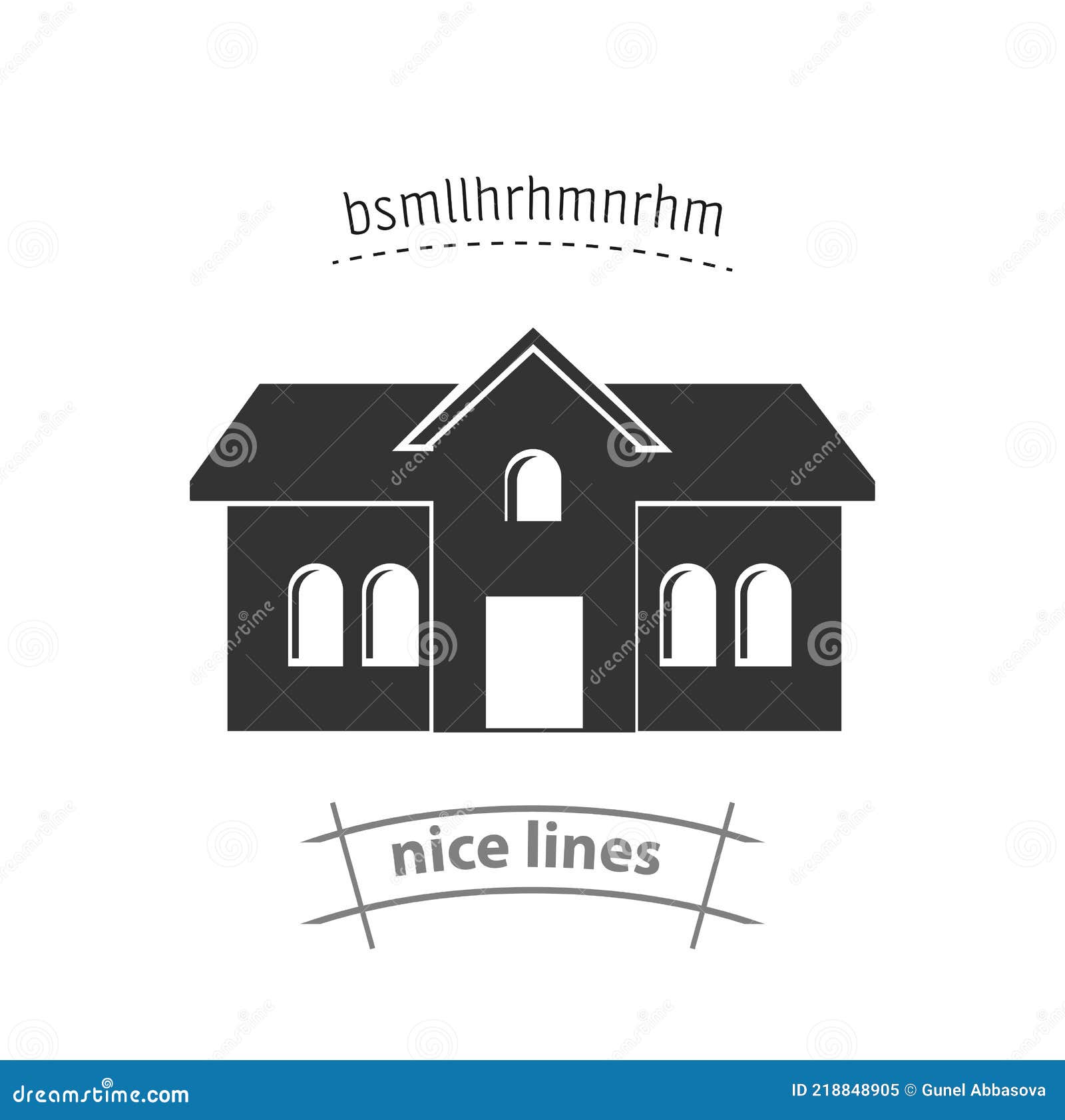 Construir Icono Simple. Icono De Casa Ilustración del Vector ...