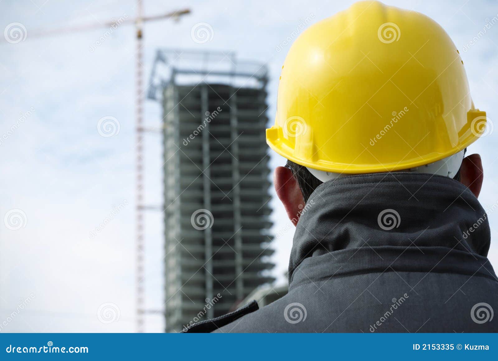 Construtor imagem de stock. Imagem de azul, chapéu, desenvolvimento ...