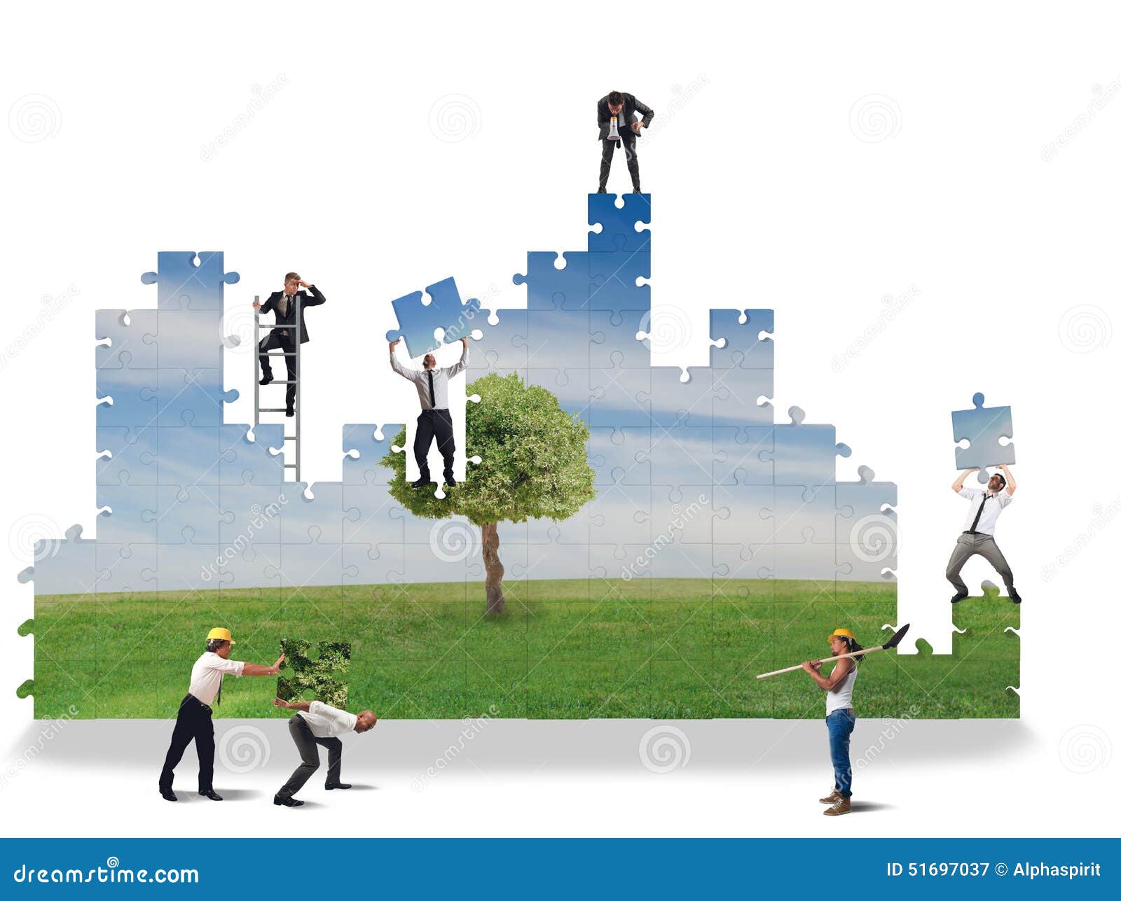 Construya un mundo limpio imagen de archivo. Imagen de proteja - 51697037