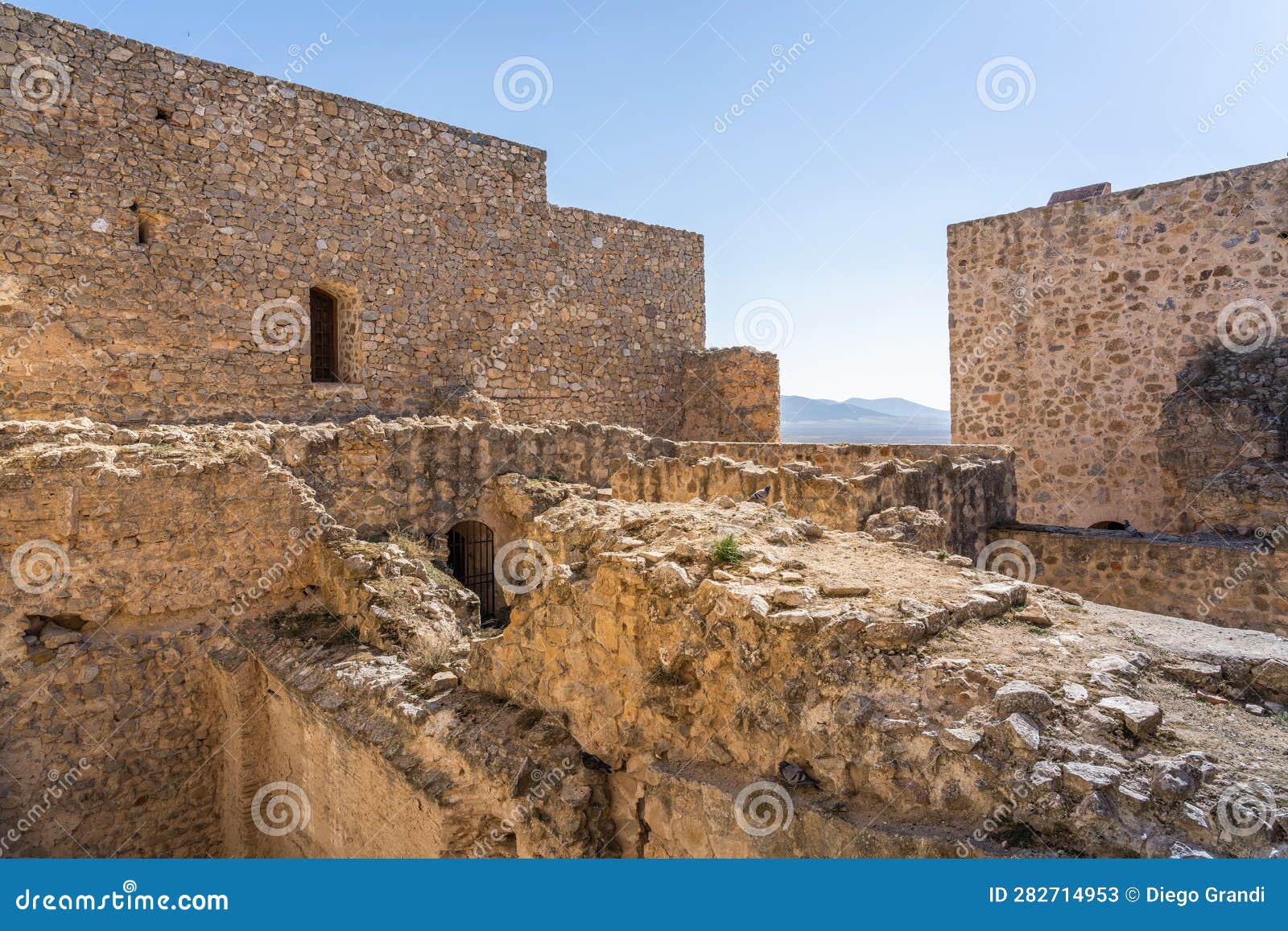 Consuegra Castle (Castle of La Muela) Interior - Consuegra, Castilla-La ...