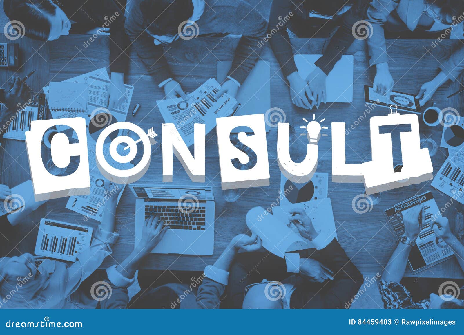 Consult Advise Suggestion Support Consultant Concept Stock Illustration ...