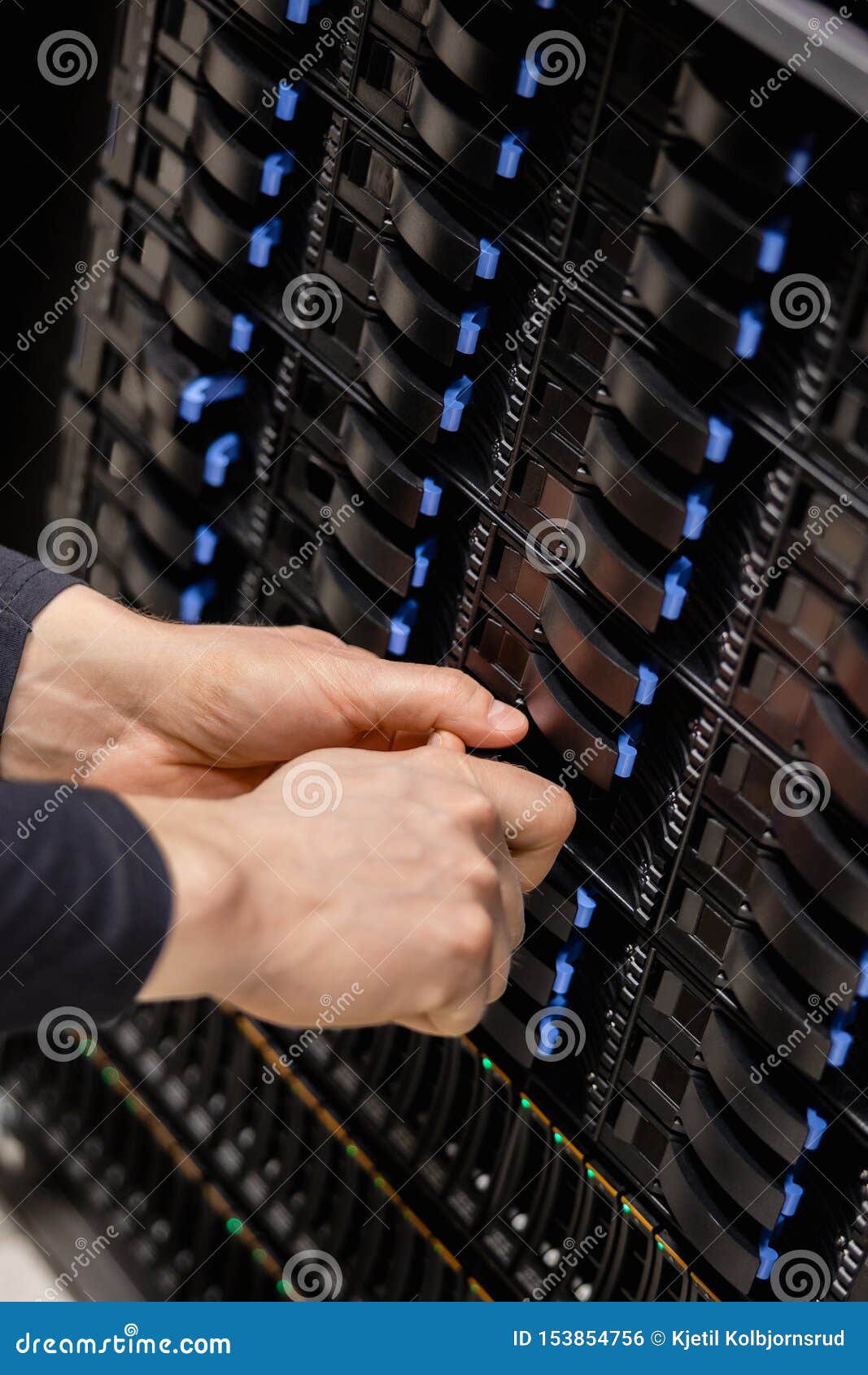 Installing Server Hard Drive Royalty-Free Stock Photo | CartoonDealer ...