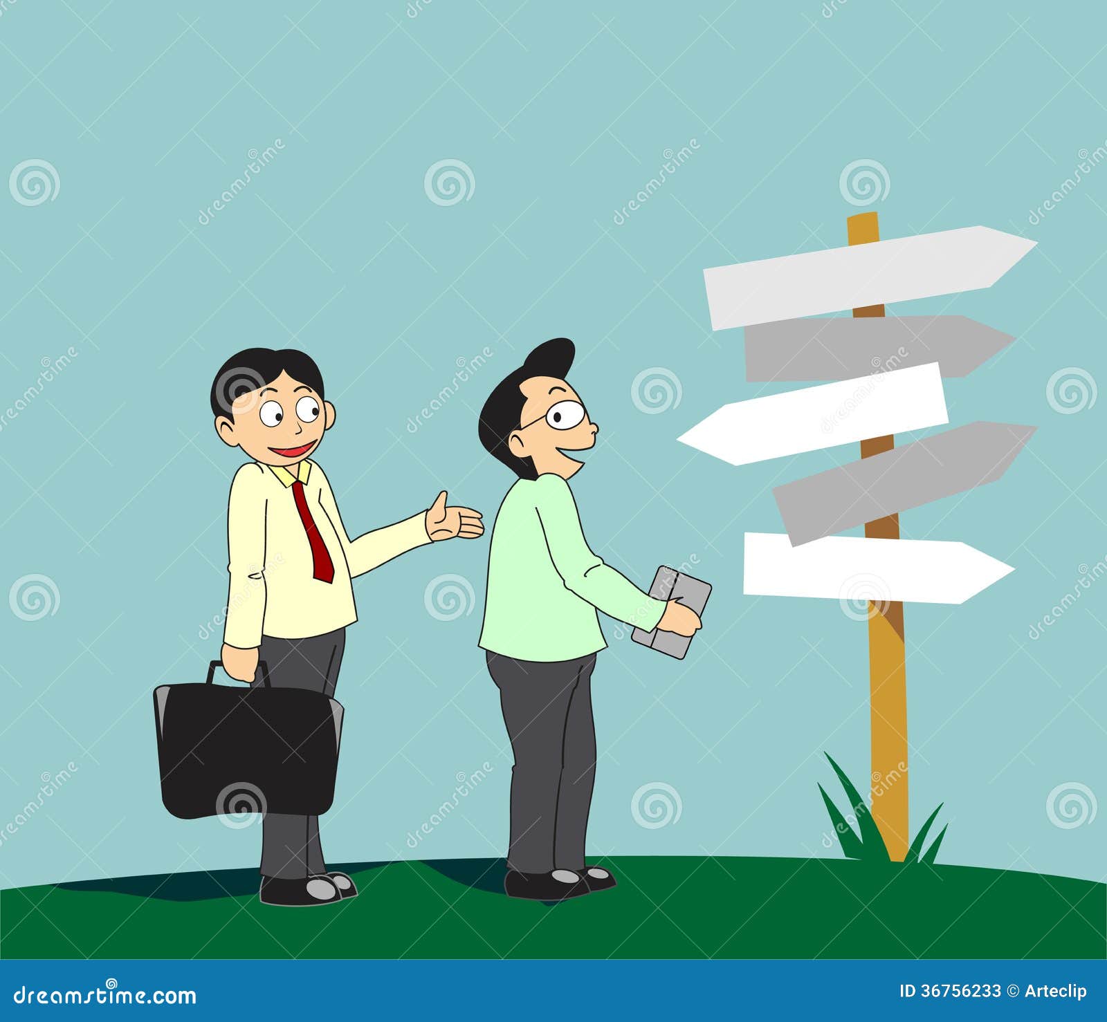 Consultant Offering Services Stock Illustration - Illustration of ...