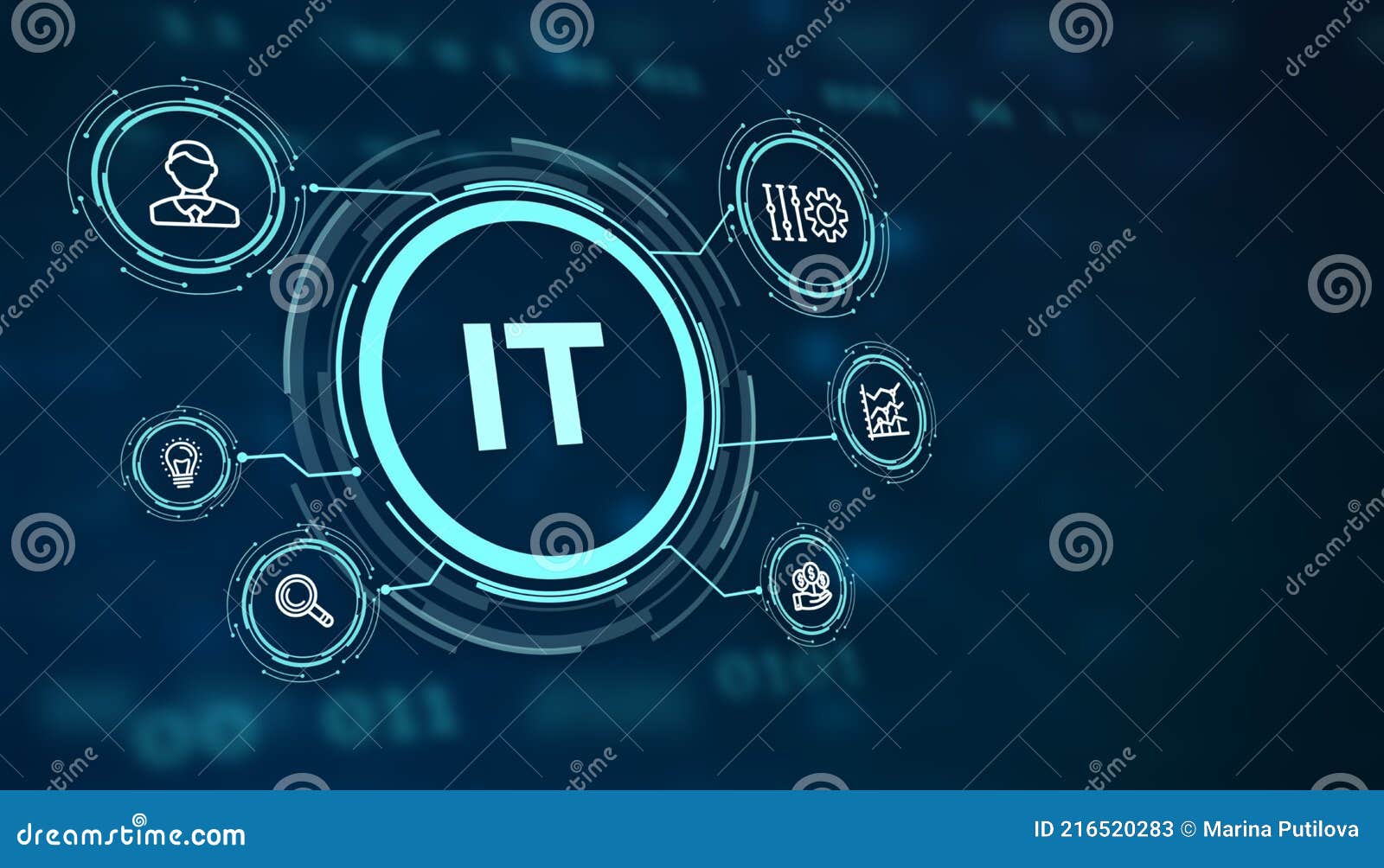 It Consultant Presenting Tag Cloud about Information Technology Stock ...