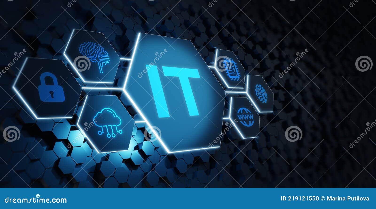 It Consultant Presenting Tag Cloud about Information Technology Stock ...