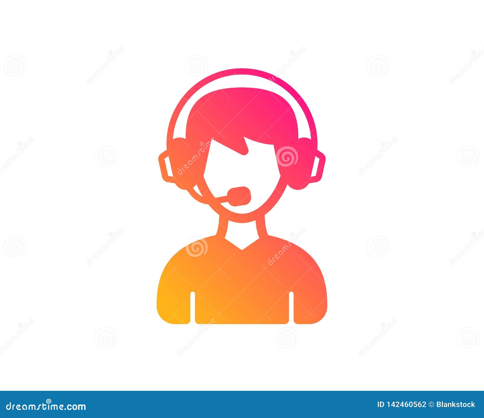 Consultant Service Icon. Call Center Sign. Vector Stock Vector ...