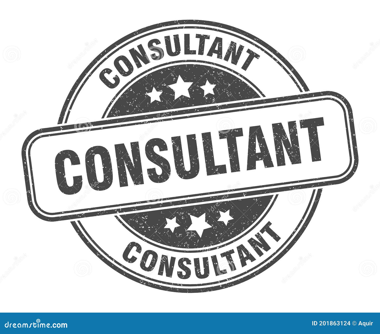 Consultant Stamp. Consultant Label. Round Grunge Sign Stock Vector ...