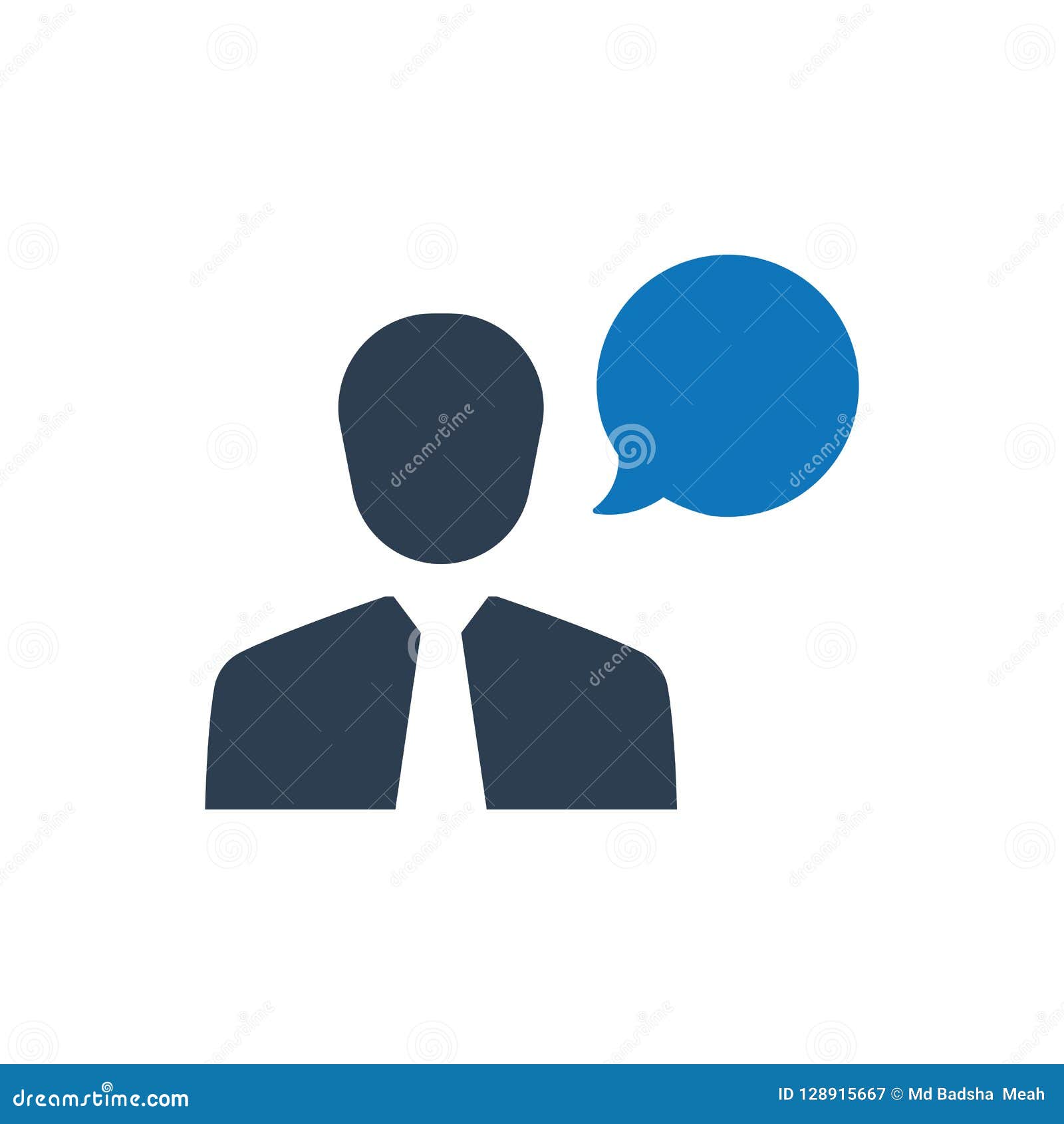 Consultant, Support Icon stock vector. Illustration of assistant ...