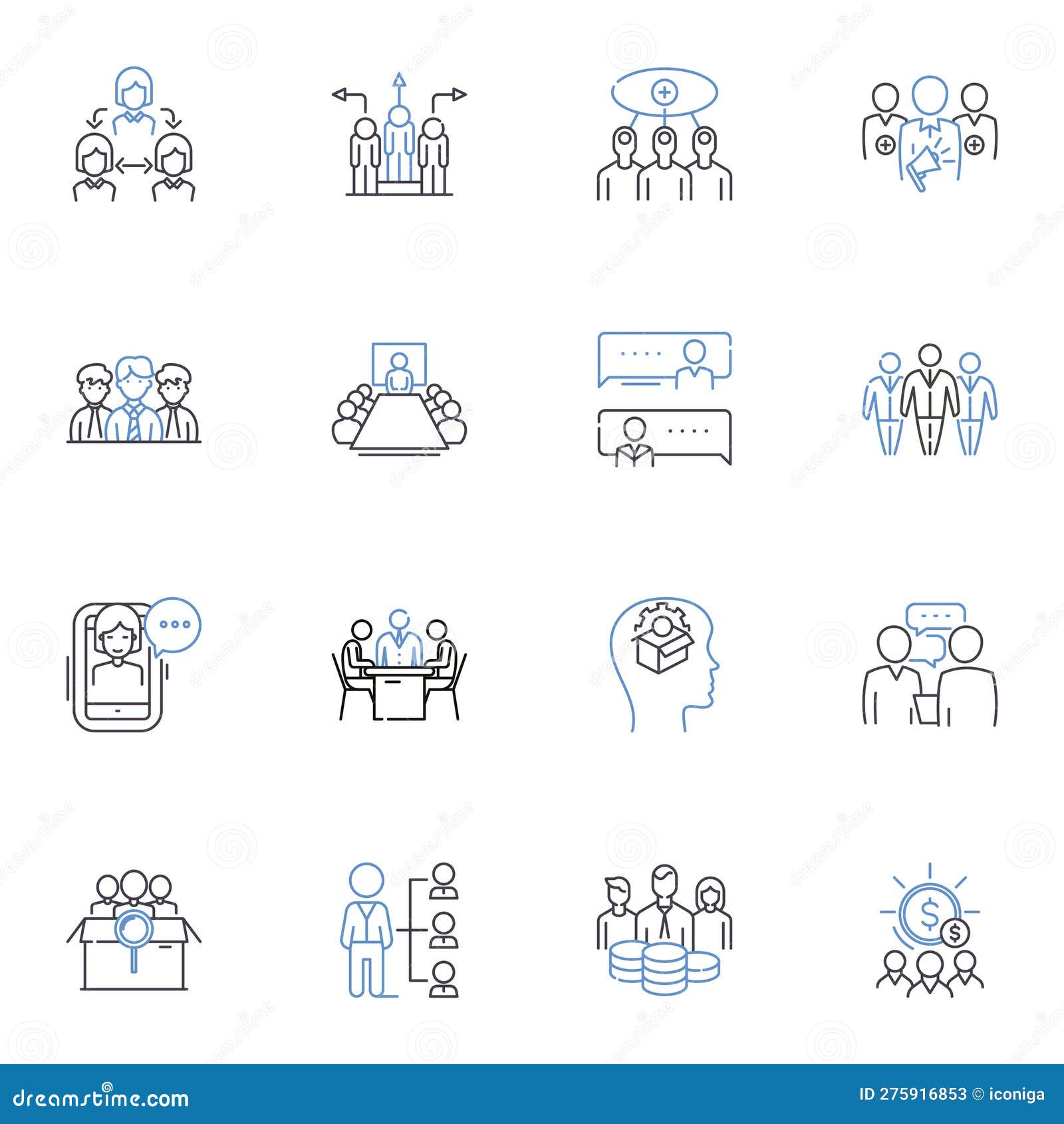 It Consultants Line Icons Collection. Expertise, Analysis, Strategy ...