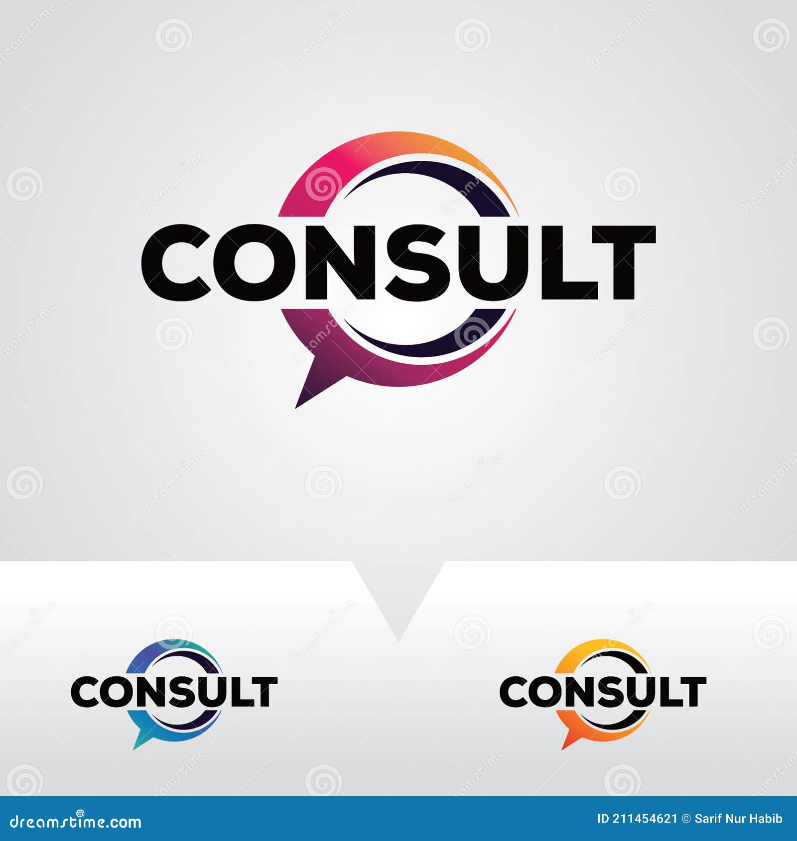 Consultar Modelo De Design De Logotipo Ilustração do Vetor - Ilustração ...