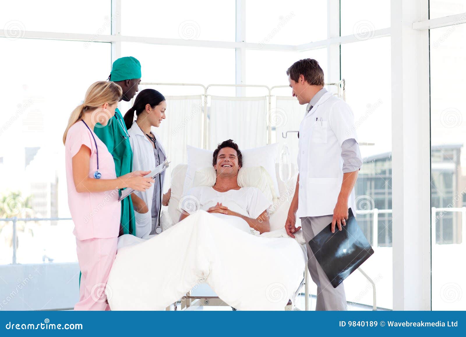 Consultation between a Surgeon and a Patient Stock Image - Image of ...