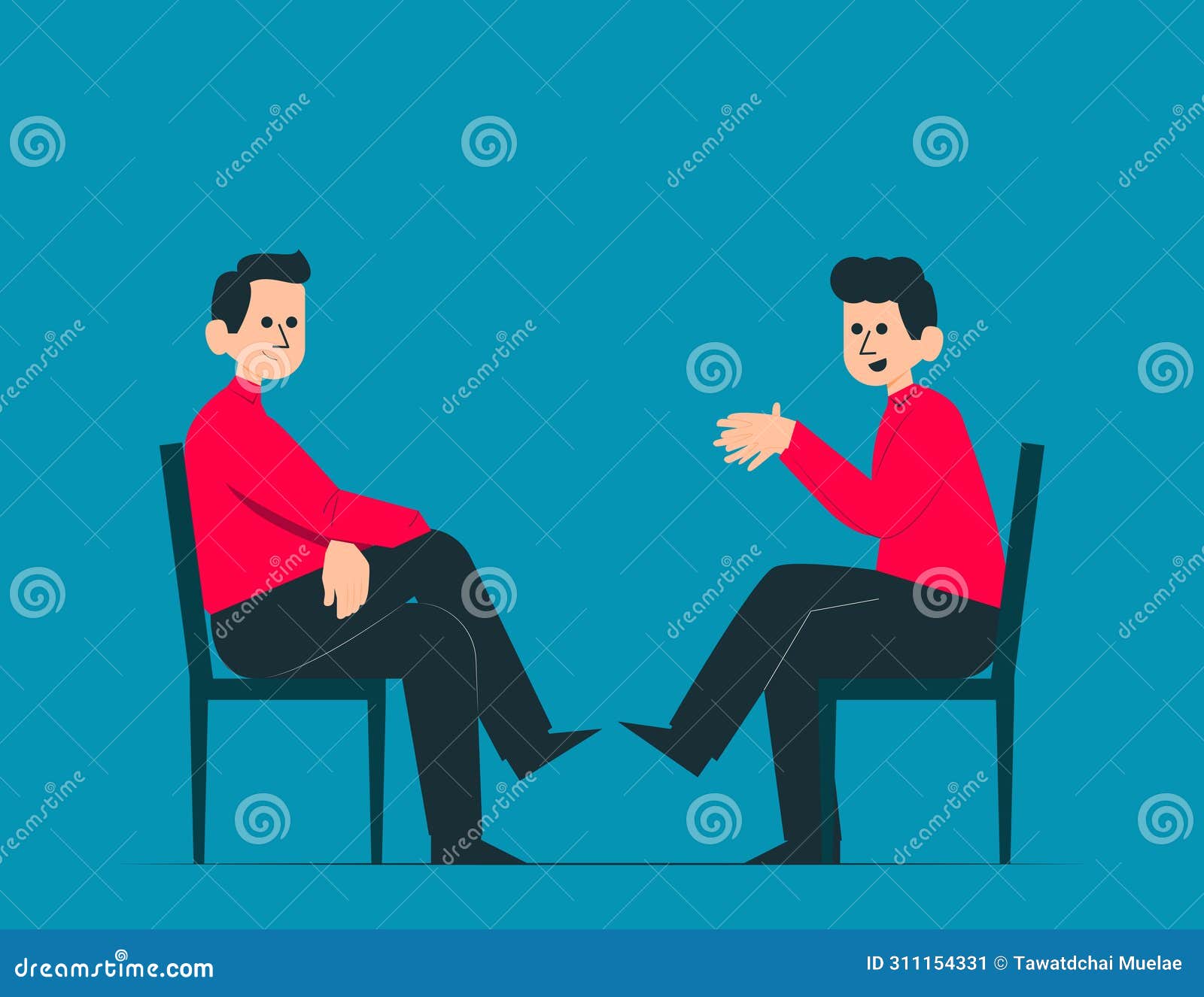 Consultative Sales. Customer Support and Advertising Stock Illustration ...