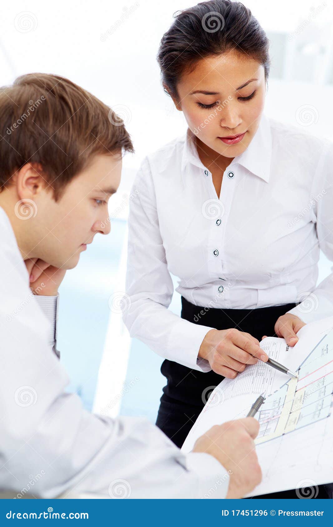 Consulting stock photo. Image of collar, paper, businesswoman - 17451296