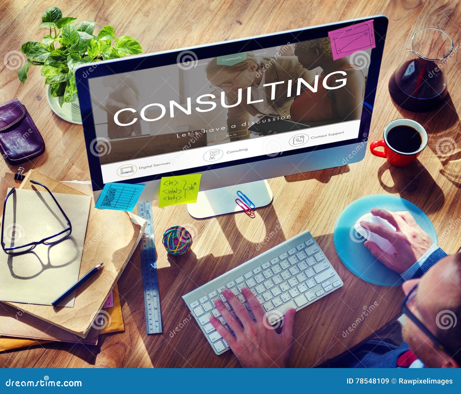 Consulting Advisory Assistance Suggestion Guidance Concept Stock Image ...