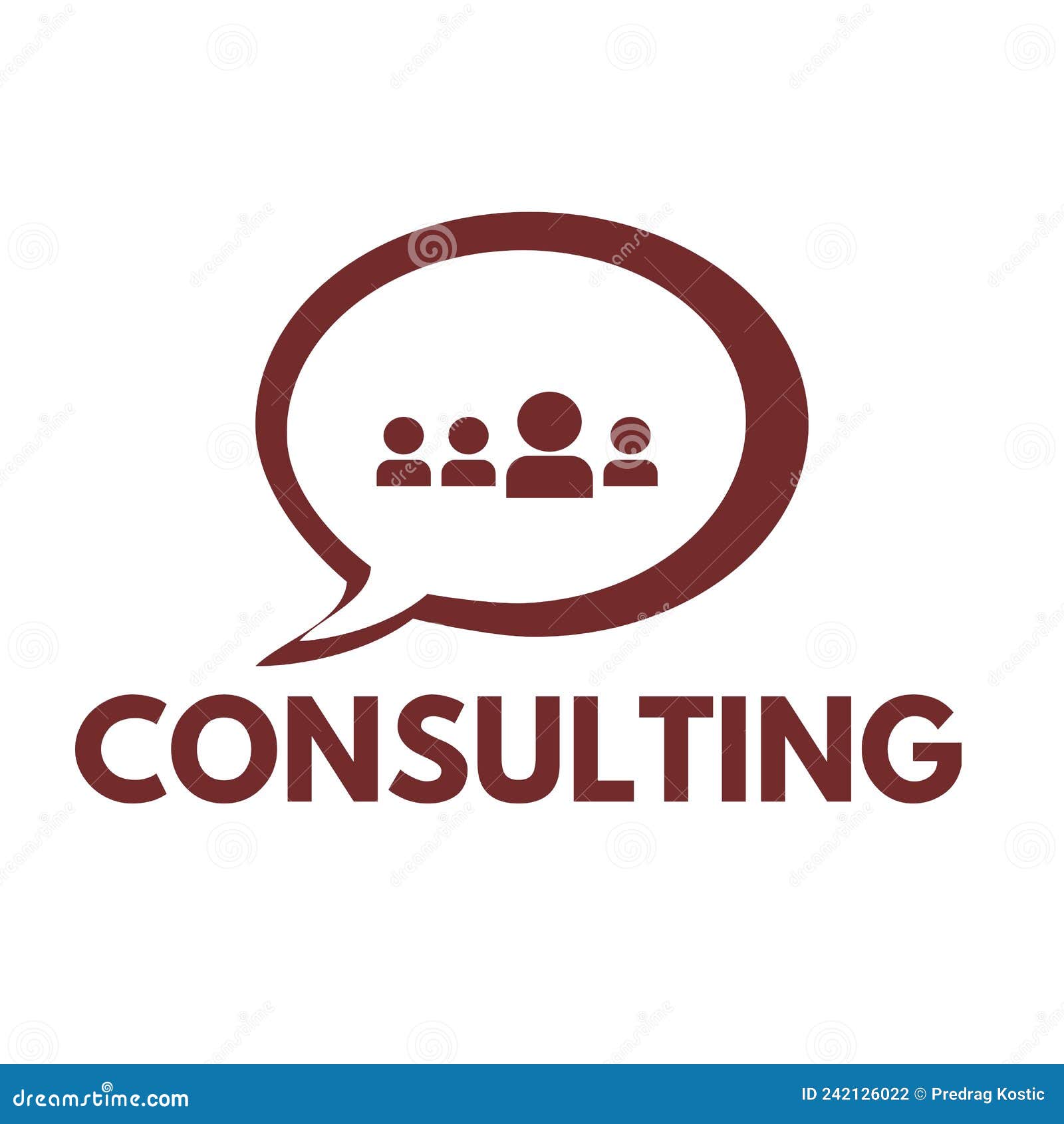 Consulting logo stock illustration. Illustration of advertising - 242126022