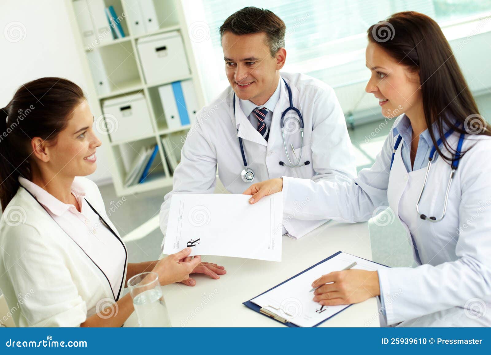 Consulting patient stock photo. Image of application - 25939610