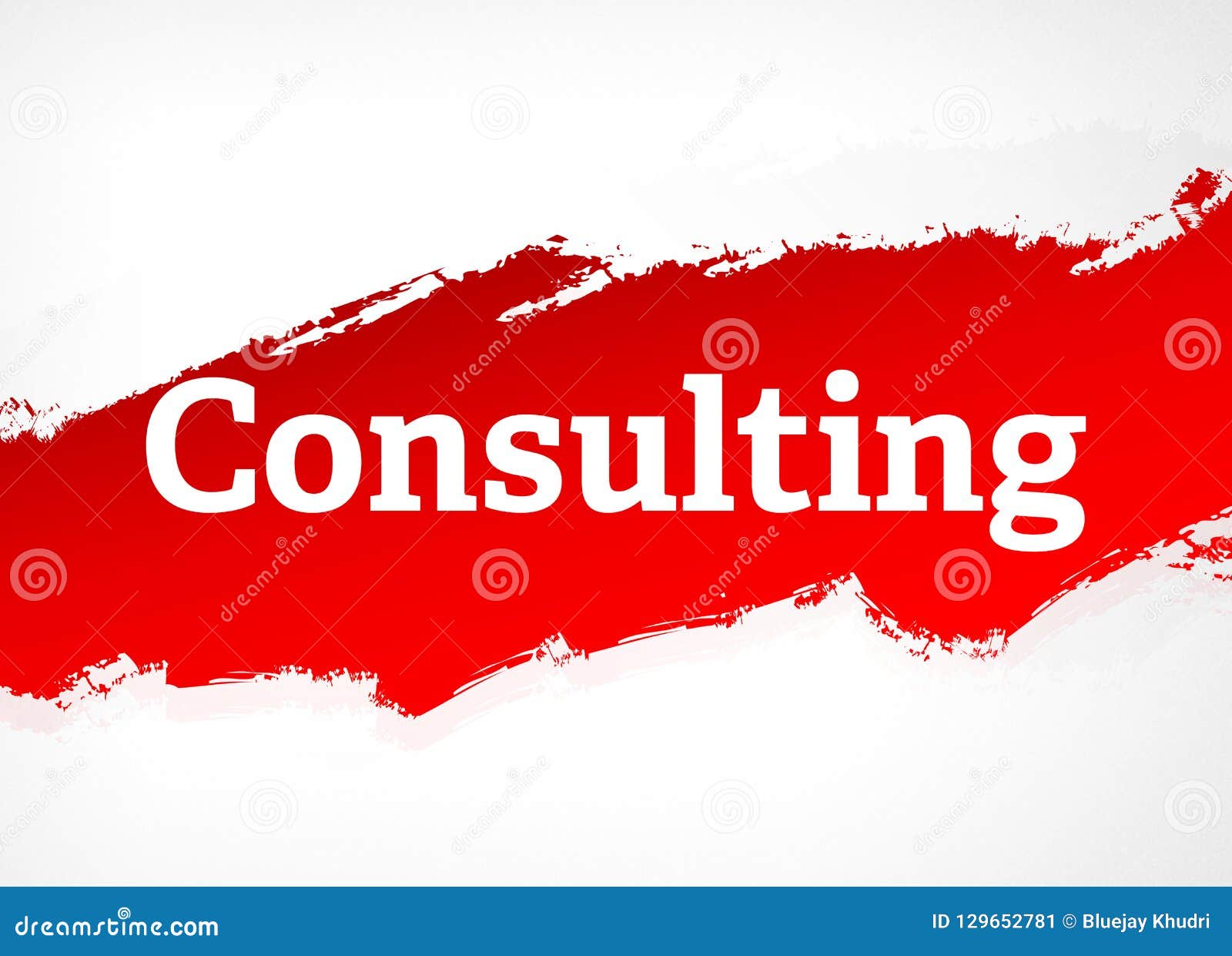 Consulting Red Brush Abstract Background Illustration Stock ...