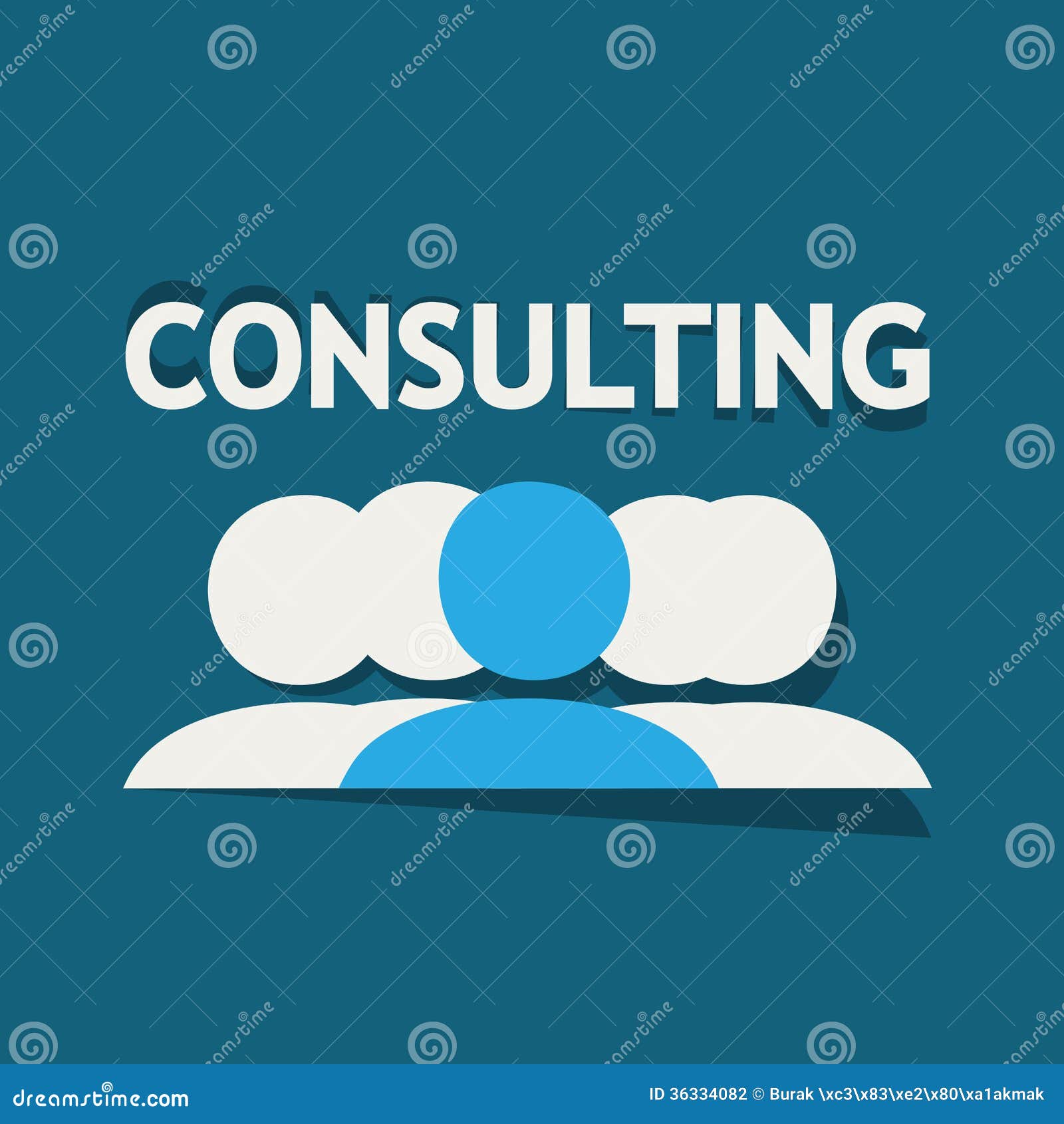 Consulting Team stock vector. Illustration of skills - 36334082